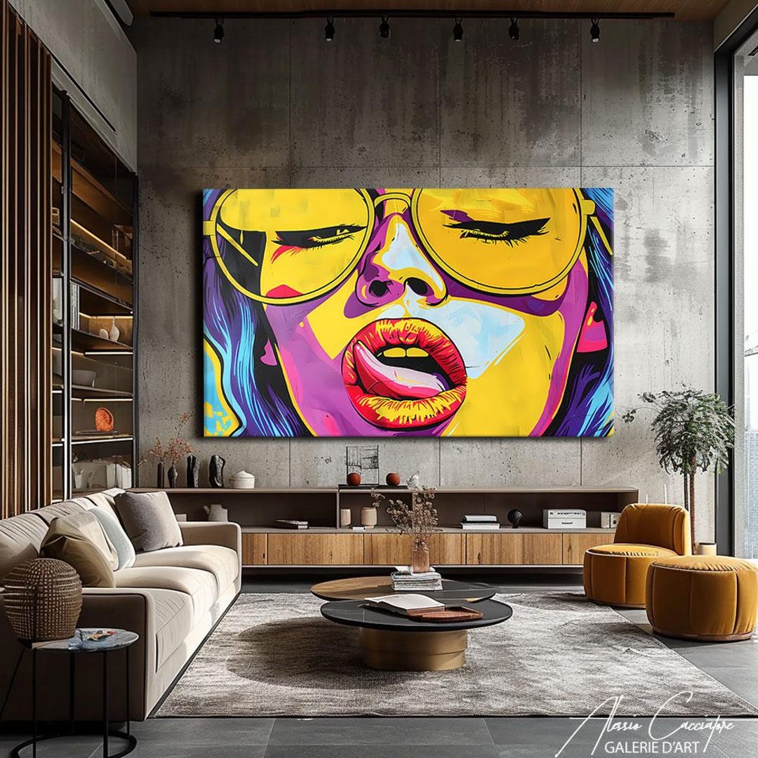 Pop Art Canvas Prints, Luxury Fashion Wall Art, Pop Culture Wall Art ...