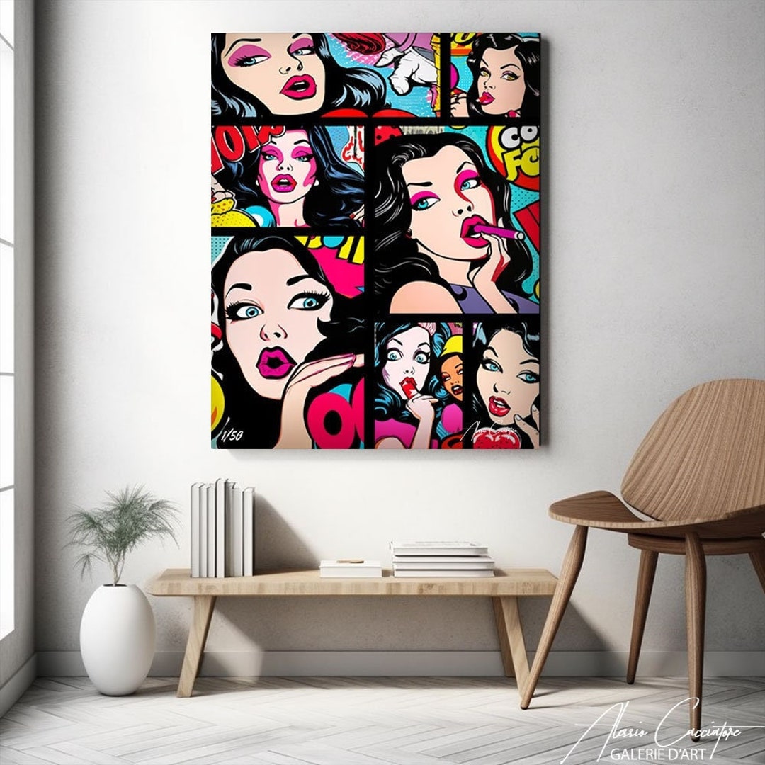 Comic Art Prints Trendy Wall Art Print Cartoon Art Prints - Etsy