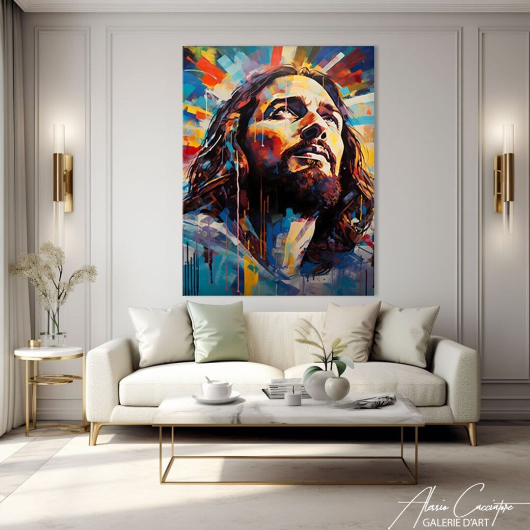Christianity Wall Art, Jesus Christ Painting, Catholic Wall Art Home ...