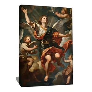 Catholic Prints Framed, Angelic Painting, Baroque Art Print, Angels ...