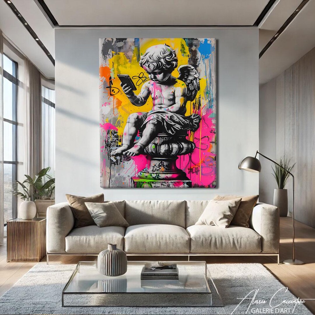 Classical Art Prints, Graffiti Canvas Prints, Angel Art Prints, Cherub ...