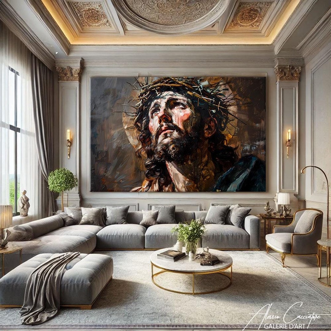 Jesus Art Framed, Christian Wall Art Print, Jesus Christ Art Prints on ...