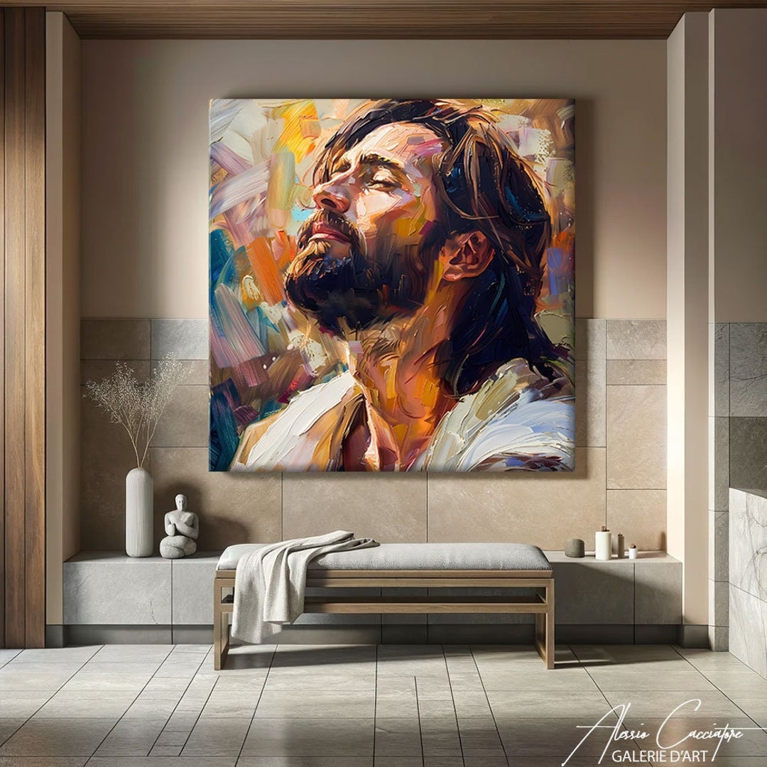 Jesus Christ Art Print, Religious Wall Art Decor, Christian Wall Art ...