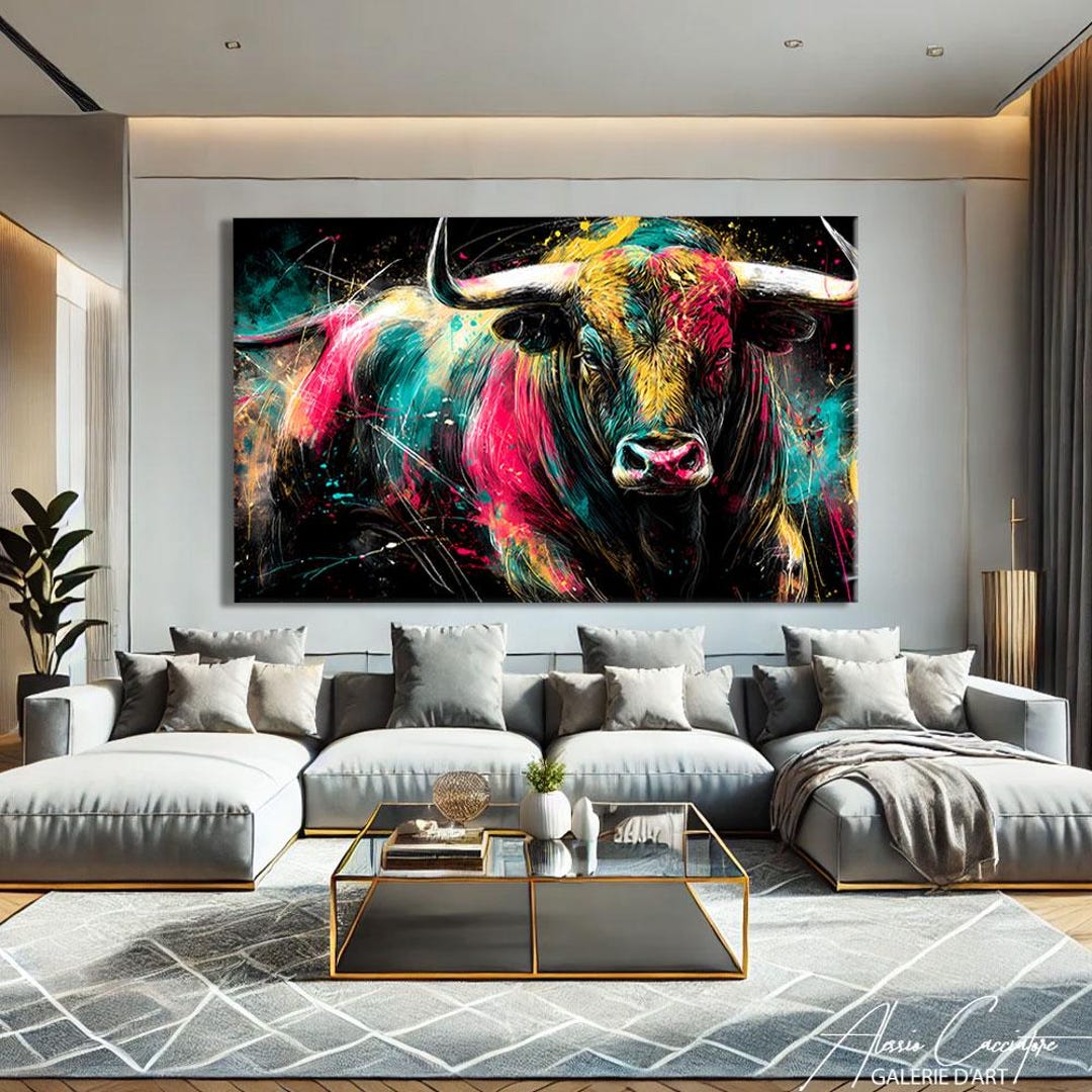 Street Art Large Art Print, Bullfighting Art Canvas, Matador Print ...