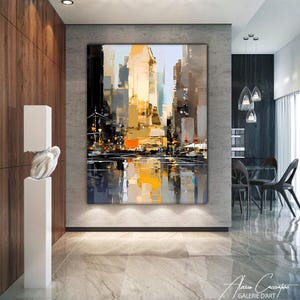 NYC Wall Art Framed, Cityscape Art Print, New York City Wall Decoration ...