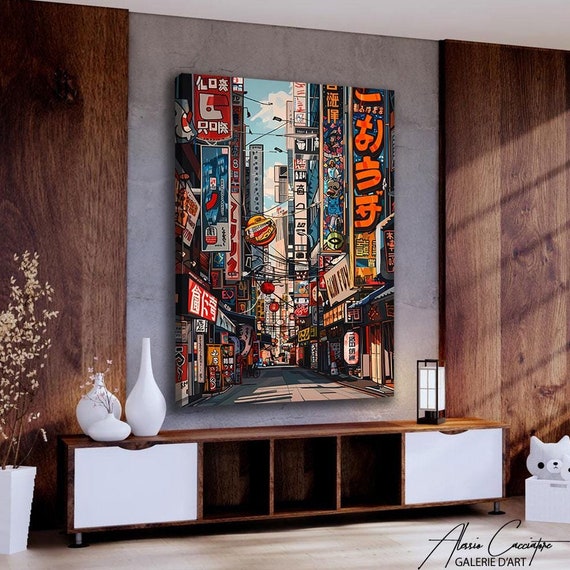 Japanese Wall Paintings Set Of 3 Gallery Yayoi Kusama Print