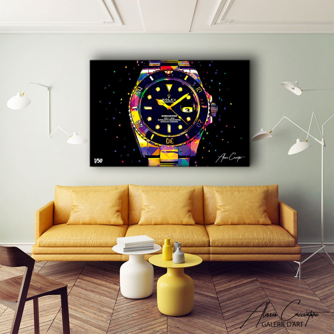 Rolex Wall Art Extra Large Pop Art Submariner Rolex Print - Etsy