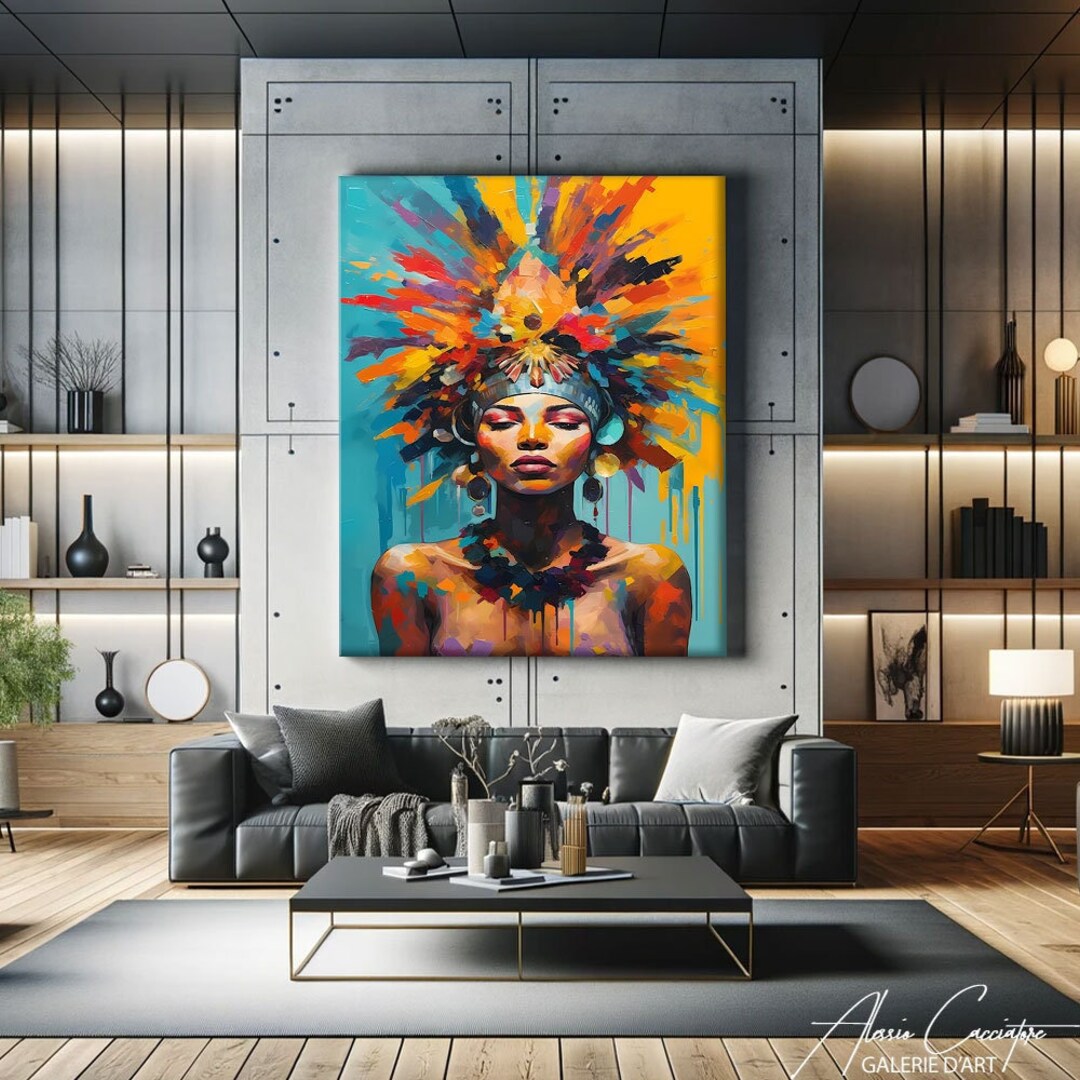 African Woman Wall Art, African Queen Art Print, Black Woman Art Print, Black Queen Wall Art ...