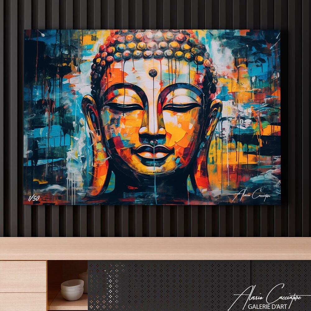 Gautam Buddha Abstract Paintings