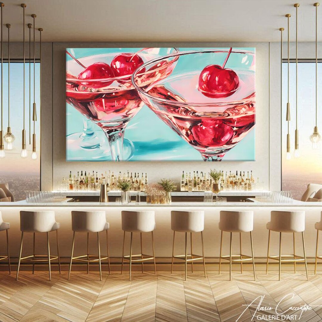 Vintage Cocktail Prints, Cocktail Bar Art Print, Alcohol Wall Art ...