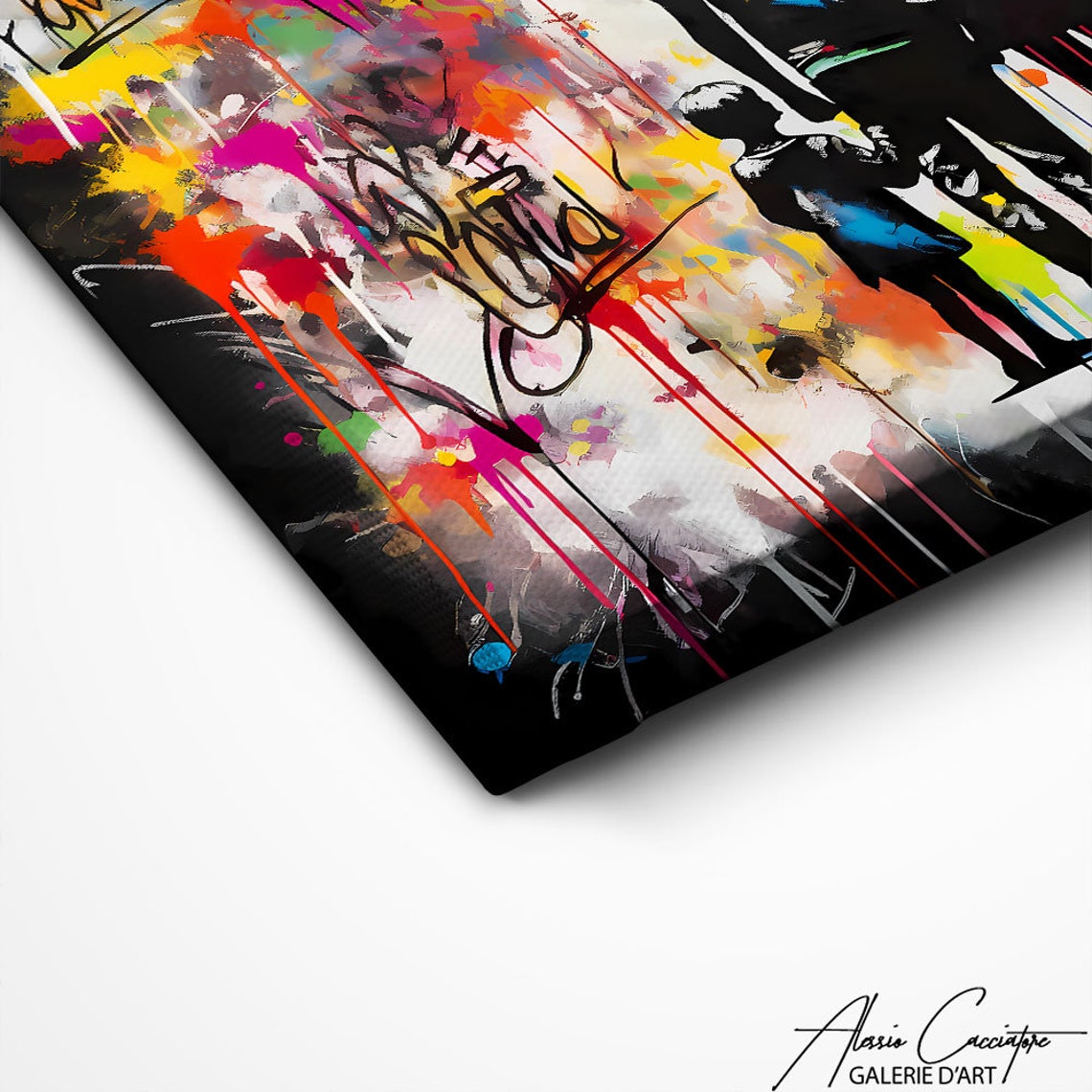 Graffiti Art Canvas, Street Art Canvas Abstract, Pop Culture Wall Art ...