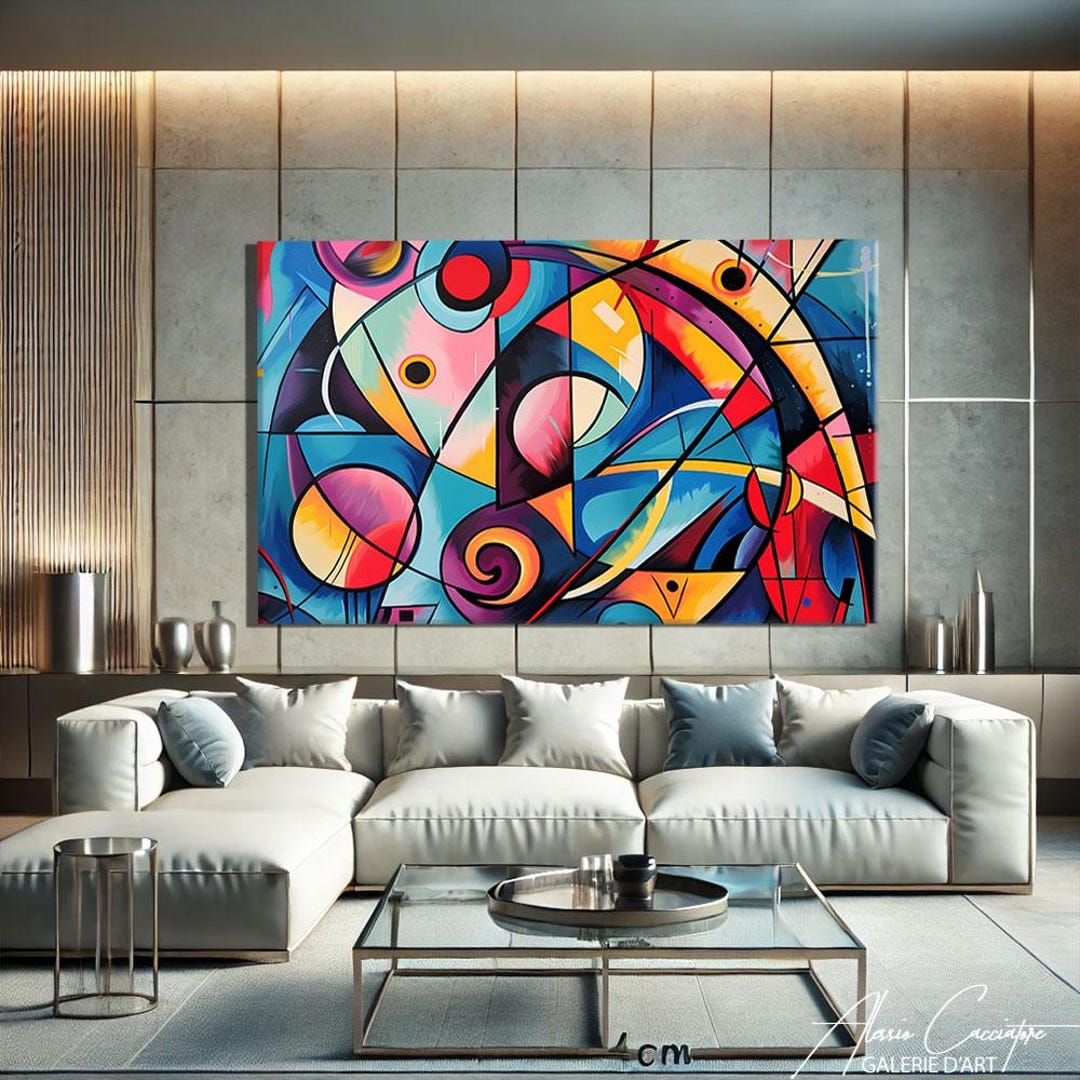 Cubist Print, Trendy Wall Art Framed, Art Deco Poster Prints, Cubism ...