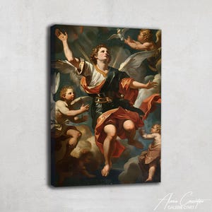 Catholic Prints Framed, Angelic Painting, Baroque Art Print, Angels ...