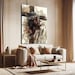 Abstract Christian Art Modern, Large Religious Wall Art Framed, Jesus ...