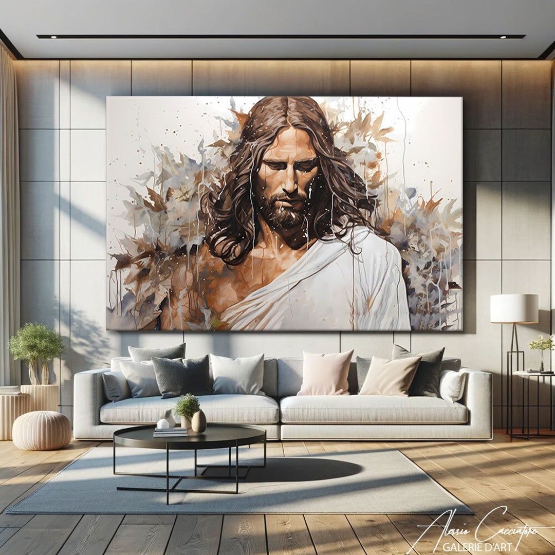 Religious Wall Art Framed, Jesus Christ Print, Spiritual Art Prints ...