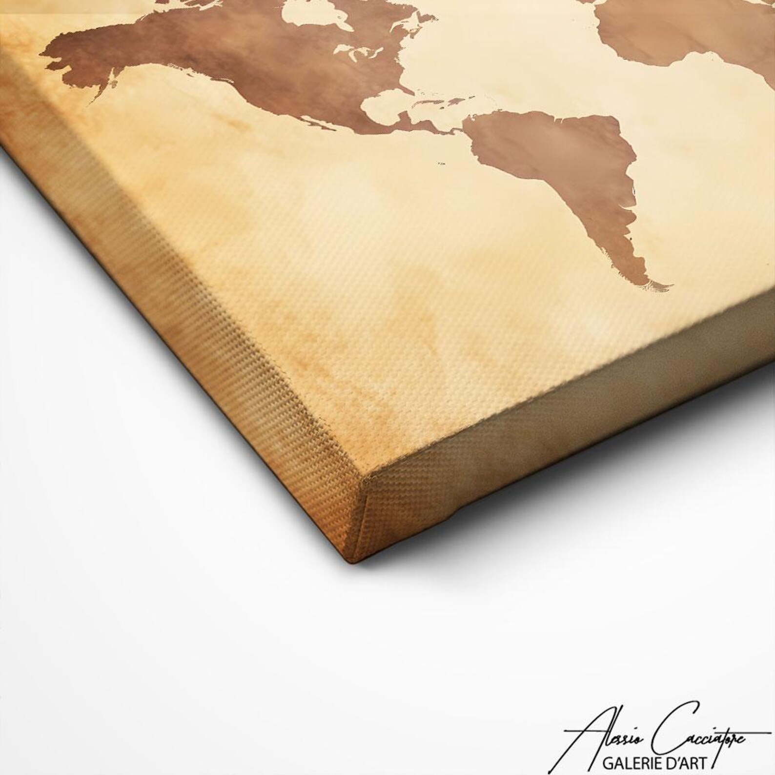 World Map Canvas Art, Antique World Map, Map of the World Print ...