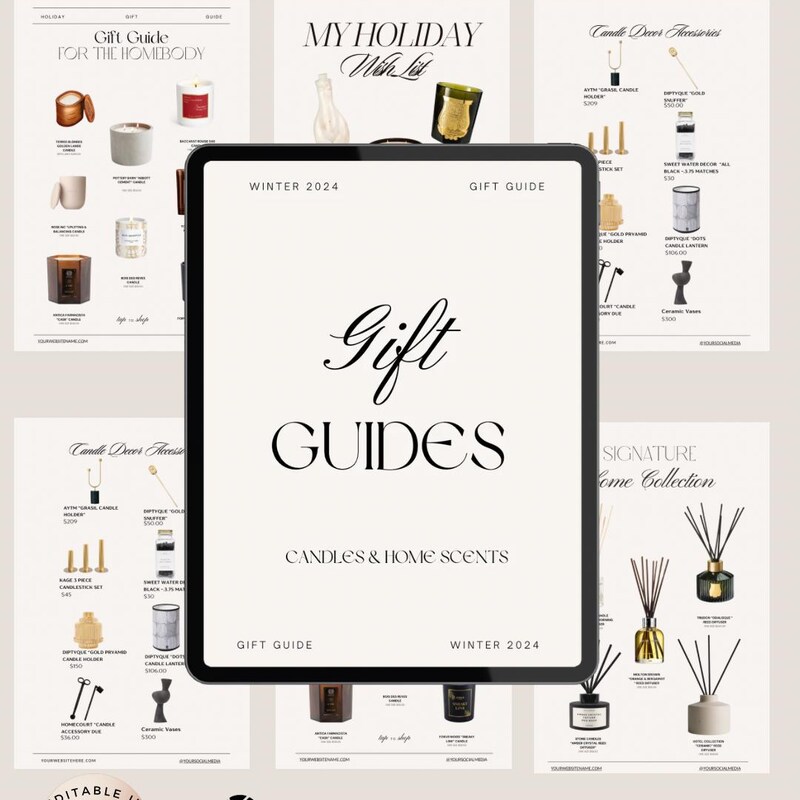 Gift Guide Template - 60+ Gift Ideas for 2025