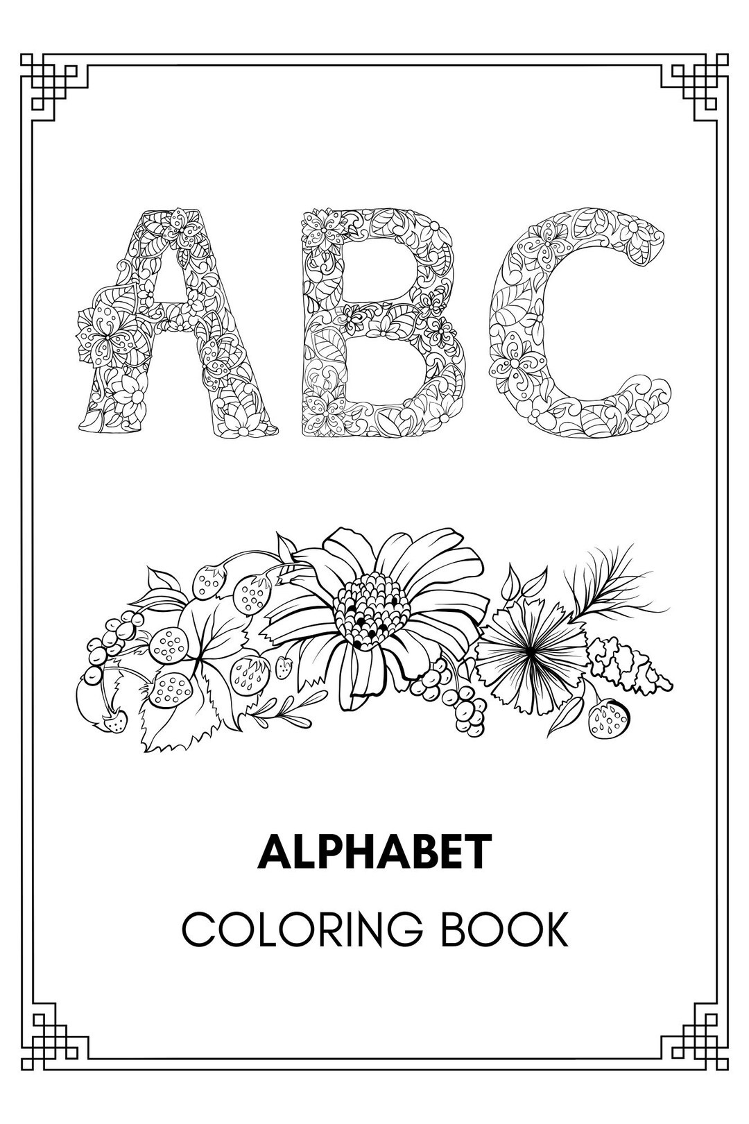 ABC Adventures: Alphabet Coloring Book for Kids – Learn Letters With ...