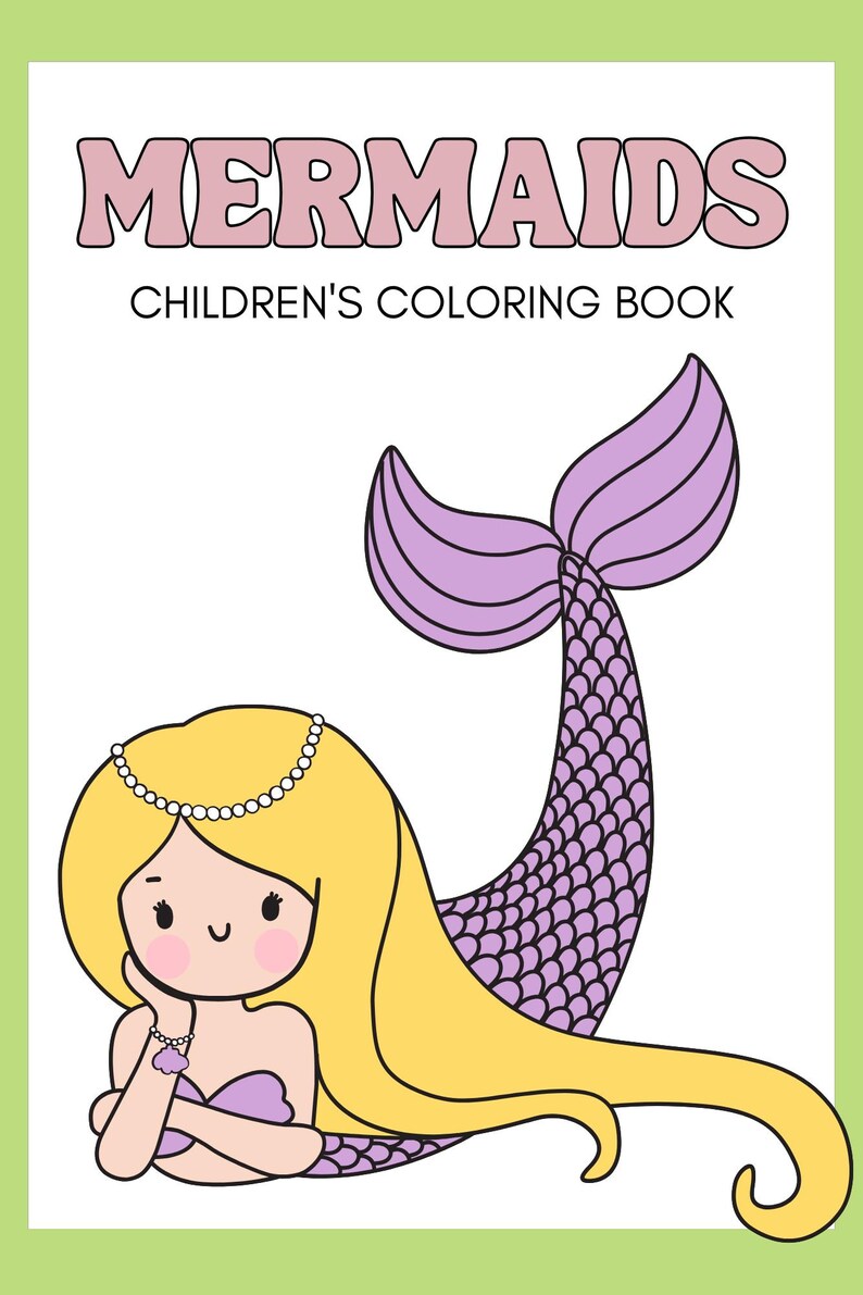 Magical Mermaids Coloring Book for Kids, Coloring Book | Printable ...