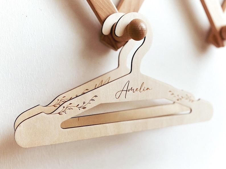 Custom Baby Clothes Hanger, Personalized Kids Hanger, Nursery Hanger ...