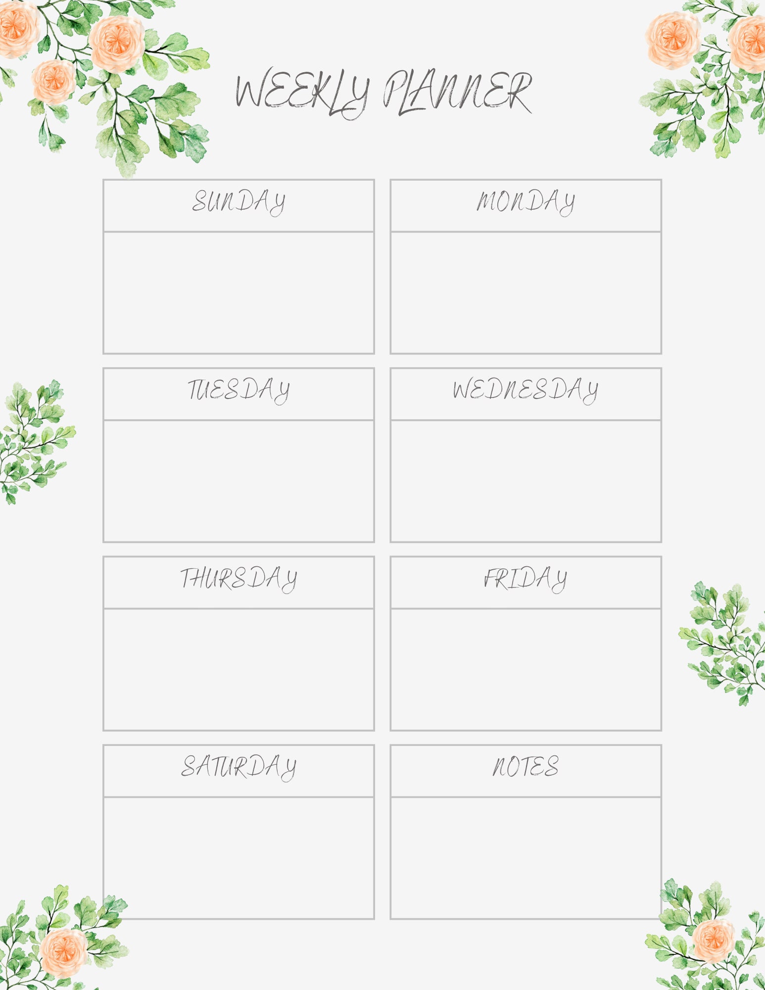 All-in-one Digital Planner - Etsy