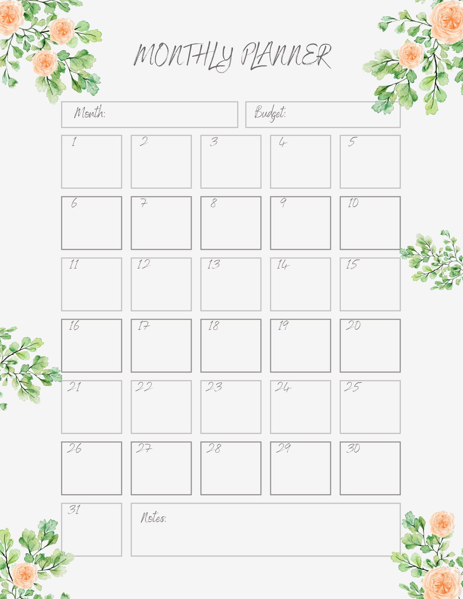 All-in-one Digital Planner - Etsy
