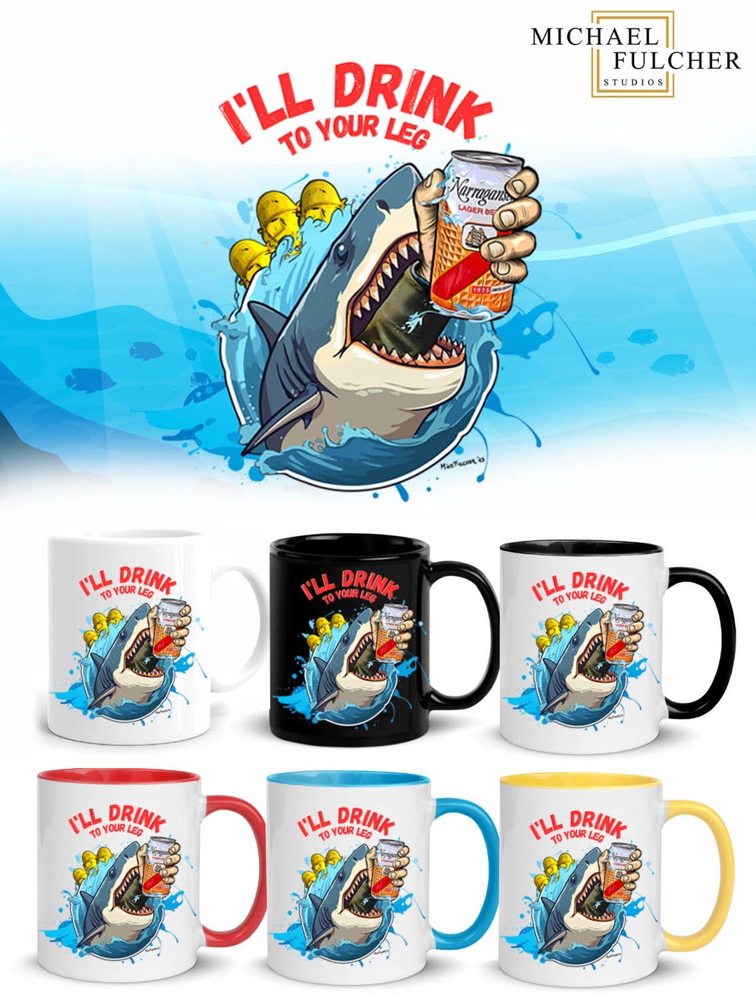 Jaws Coffee Mug, Coffee Mug, Jaws Movie Classic Hot Coffee Cup, Graphic ...