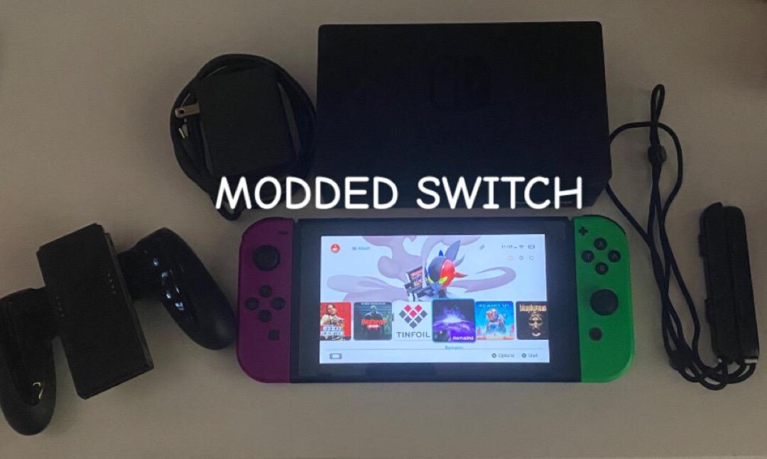 MODDED NINTENDO SWITCH - Etsy