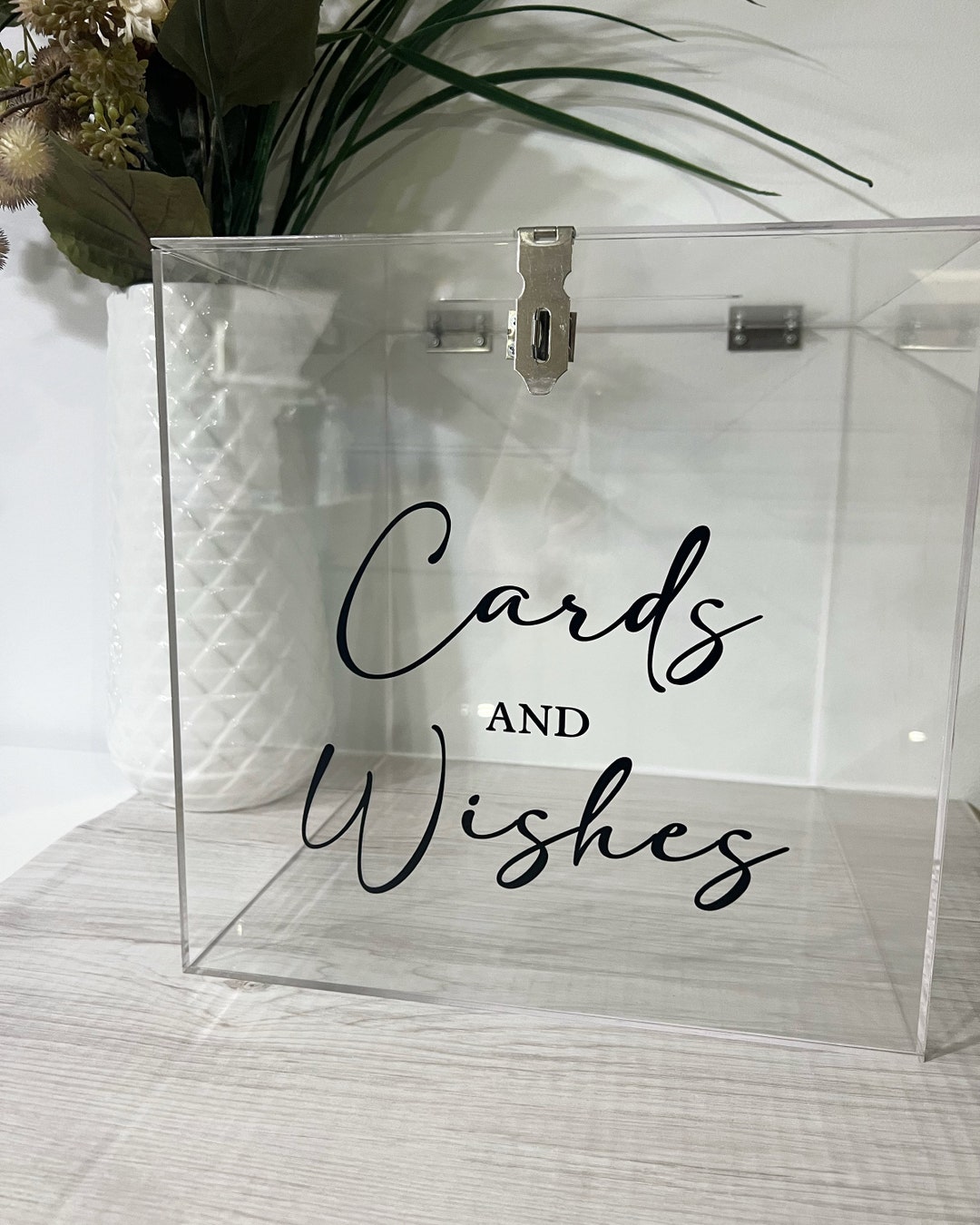 Personalised Wishing Well Clear Acrylic - Etsy