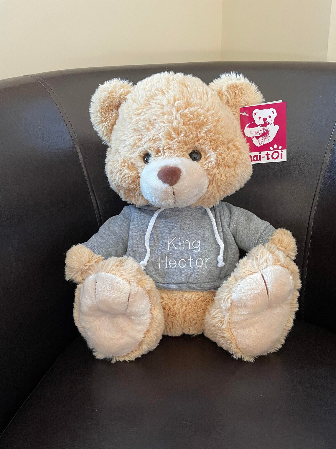 Big Feet Teddy Bear Personalized Teddy Bear With an - Etsy