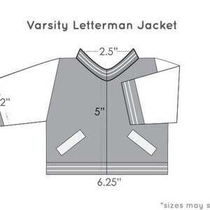 Personalized Varsity Letterman Jacket - Plain or Embroidered Varsity ...
