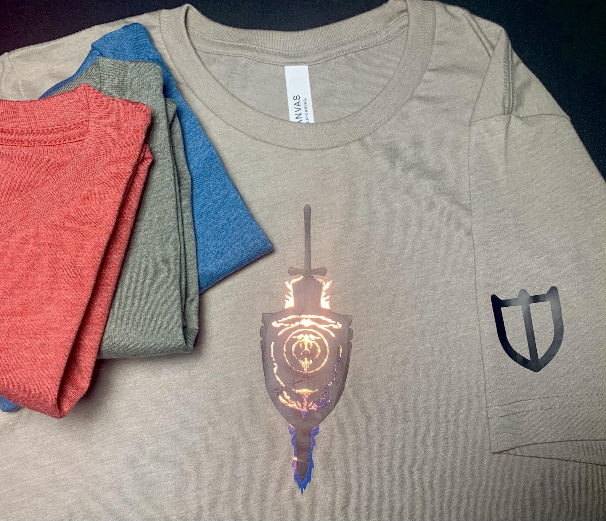 FFXIV Paladin Relic T-shirt Final Fantasy XIV Aettir & Priwen Custom ...