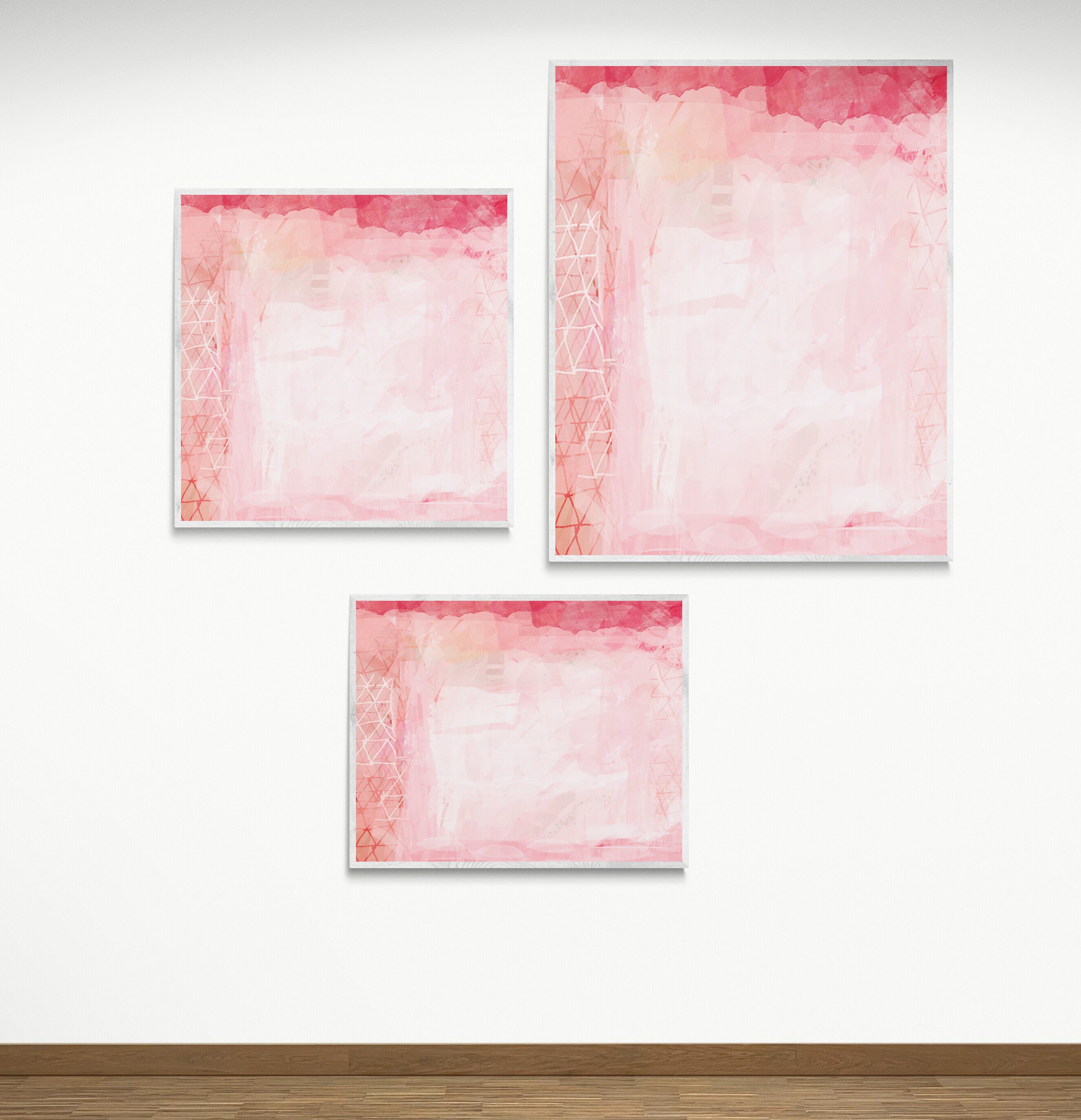 Digital Printable Abstract Art Print Light Pink Abstract - Etsy