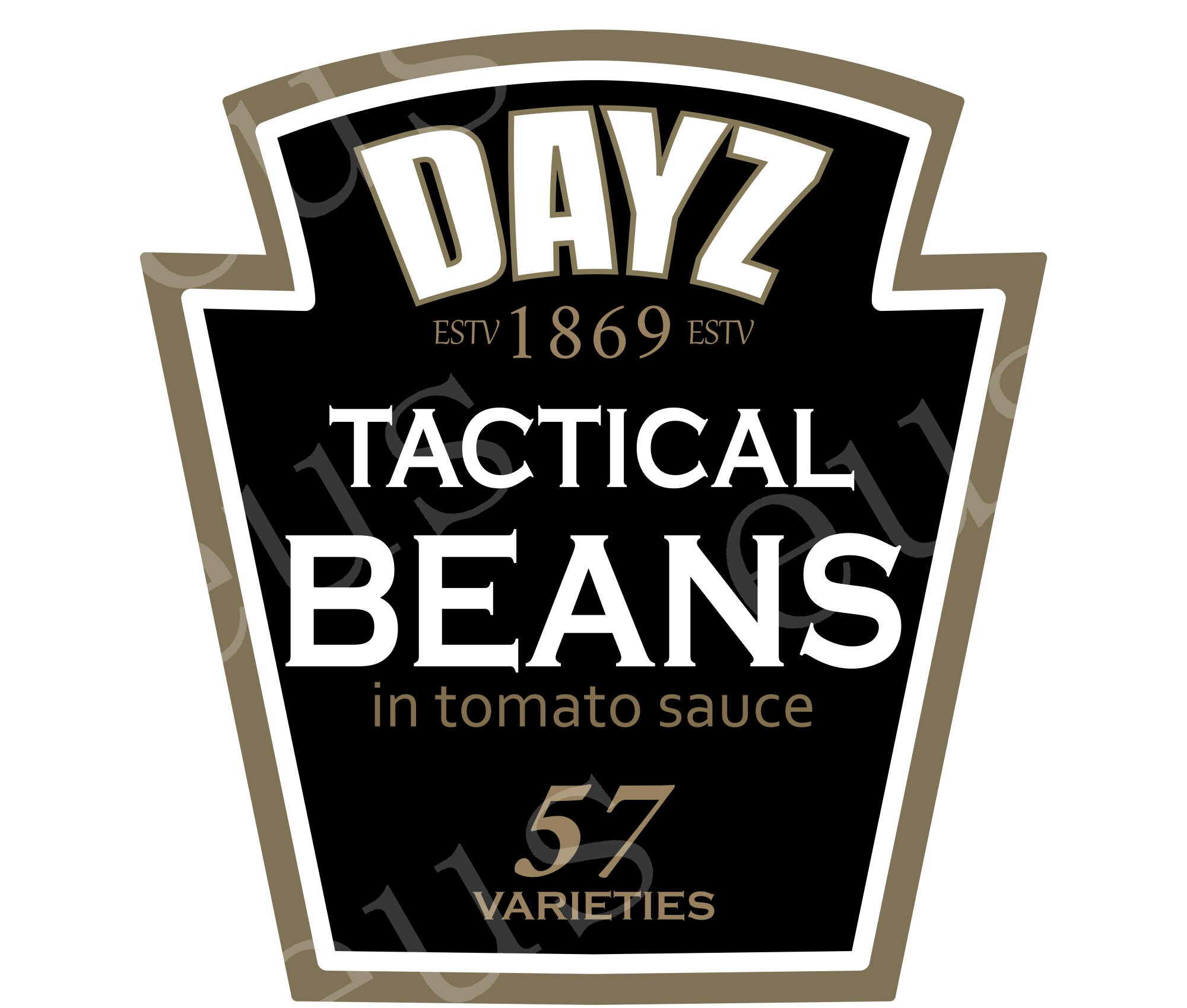 Dayz-tactical Beans Png File - Etsy