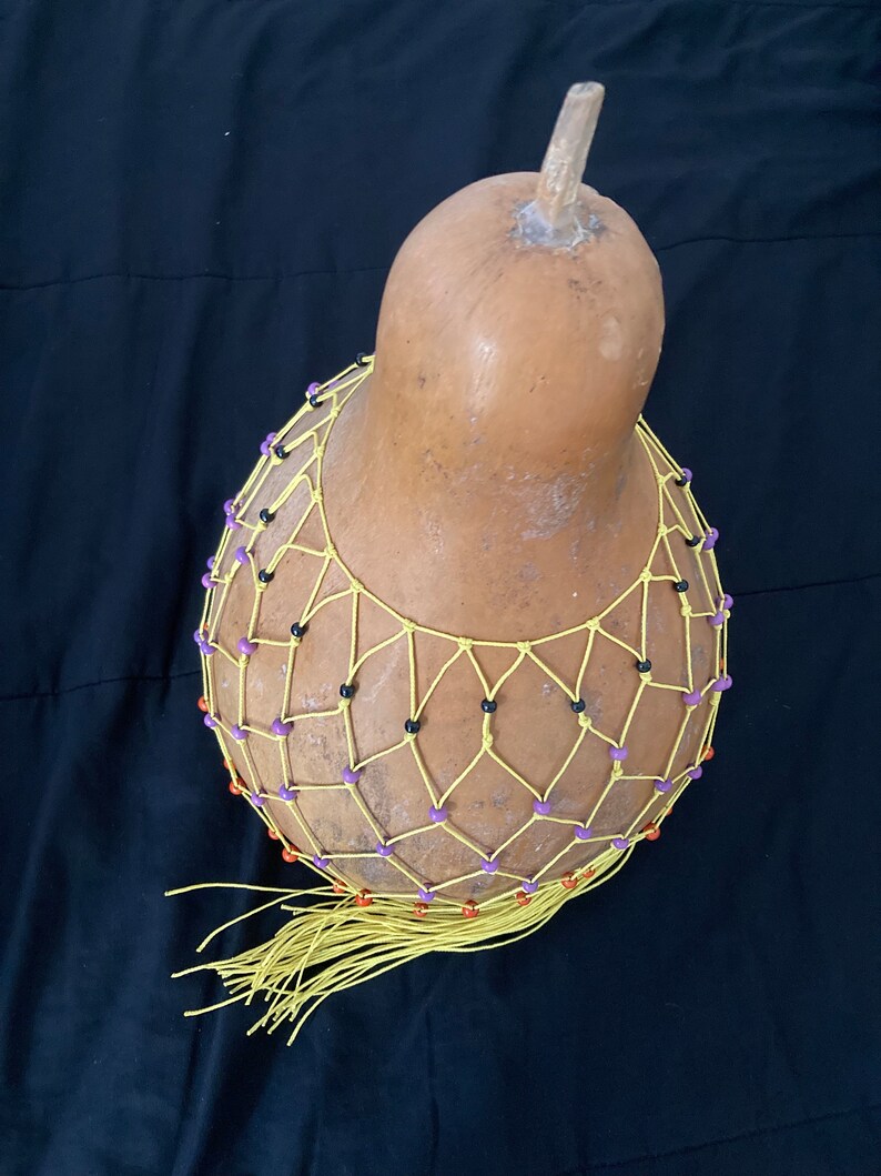 Beaded Gourd Shaker - Etsy