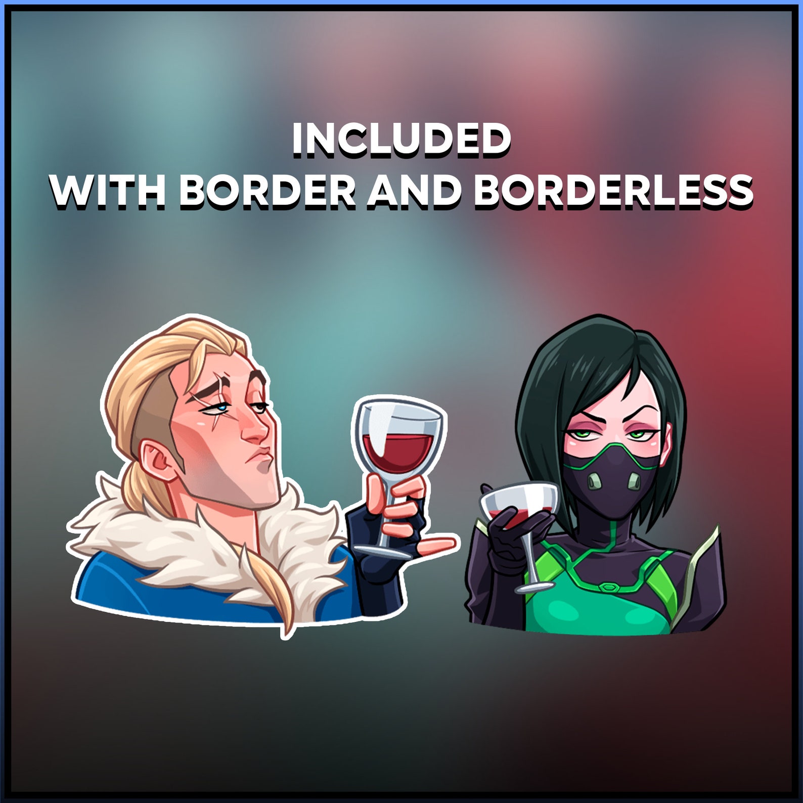 Emoticonos de pegatinas de Valorant para insignias de Twitch / Sub ...