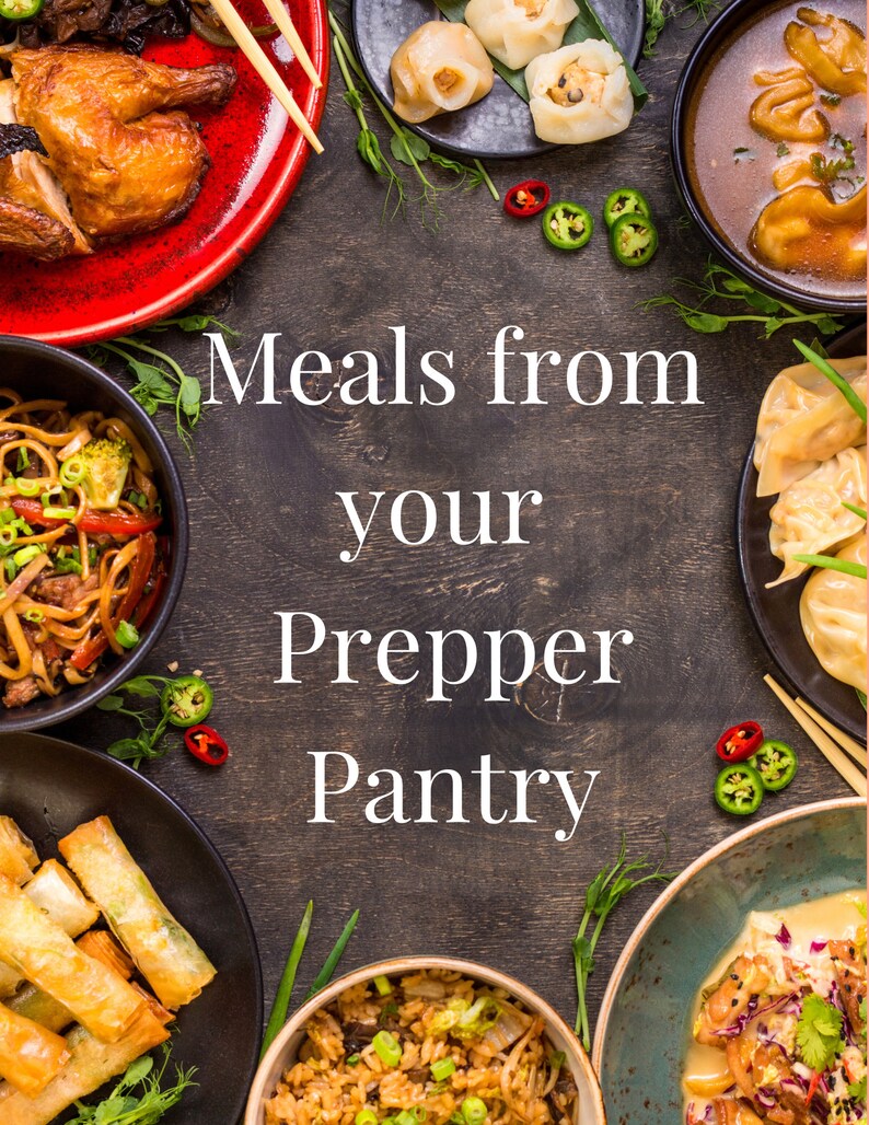 Preppers Pantry Food Storage Checklist - Etsy