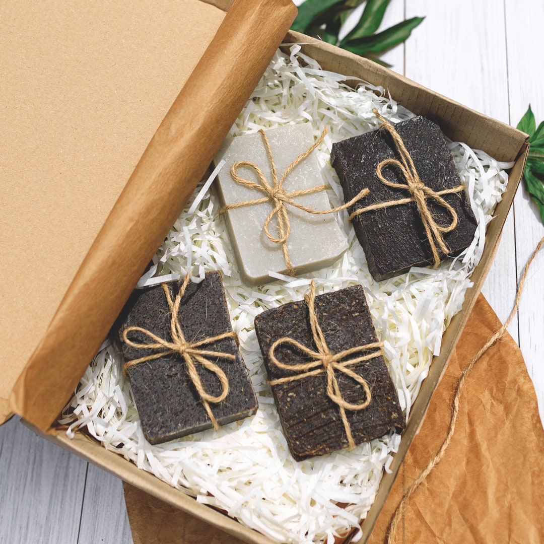 Soap Scrub Set, SPA Gift Set, Soap Bar Set, Handmade Soap, Coffee Soap ...