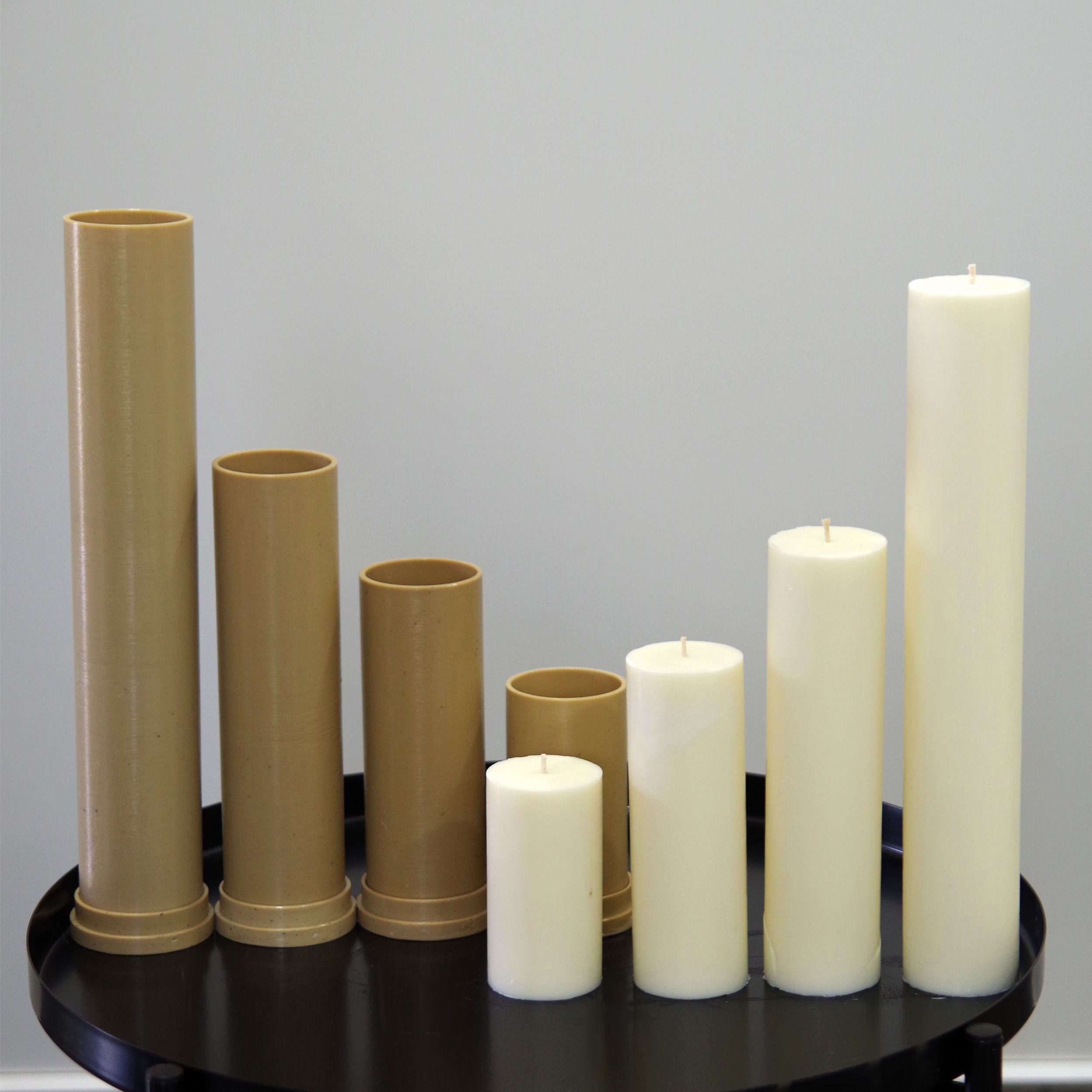 Cylindrical Pillar Candle Mold: DIY Candle Making Supplies (5cm/1.97 ...