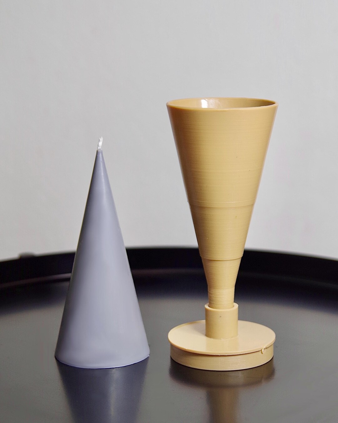 Cone & Chalice Candle Mold: DIY Candle Making, Plastic (15cm/5.9in) - Etsy