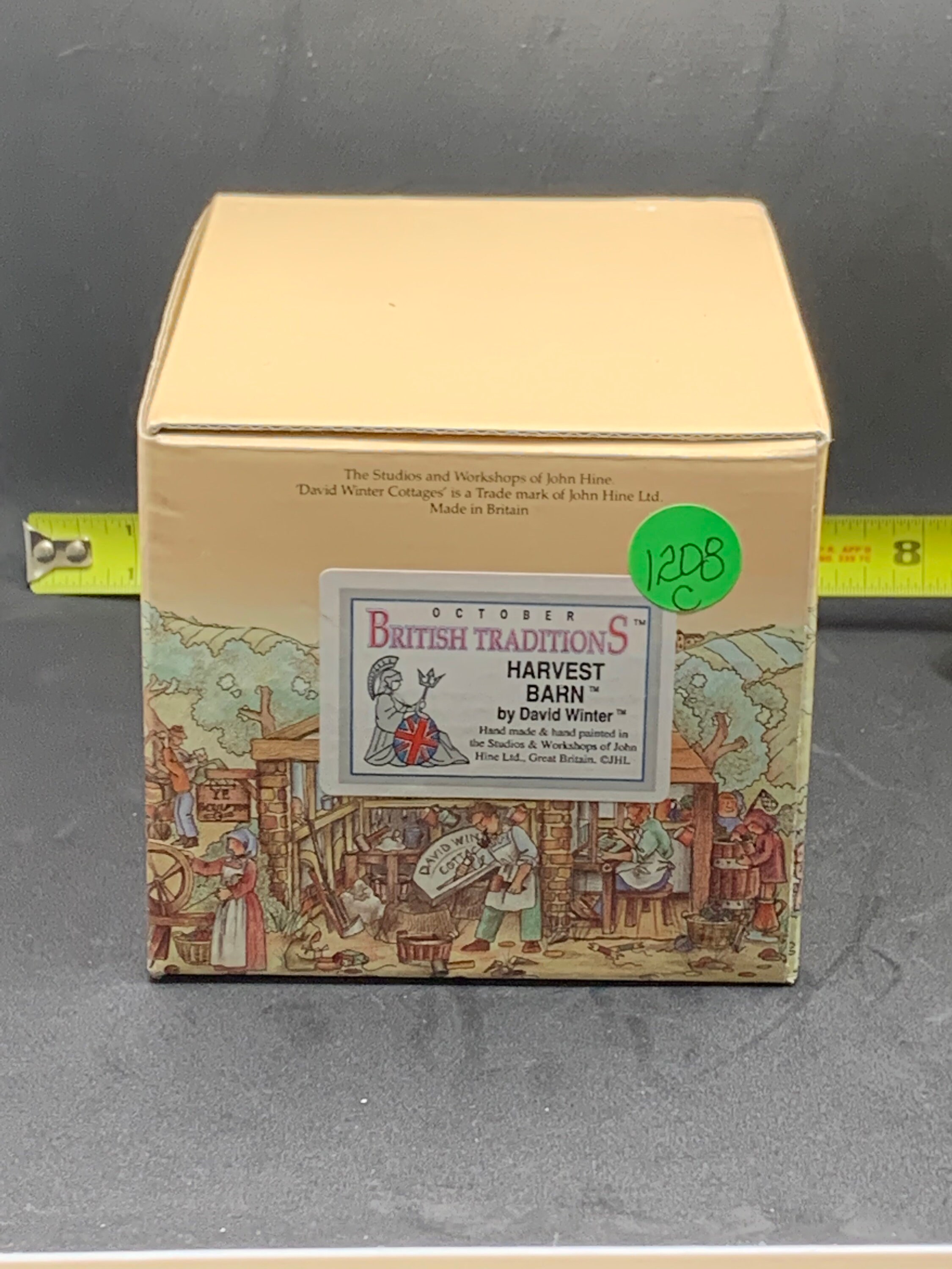 David Winters Cottages Harvest Barn John Hines Handpainted - Etsy