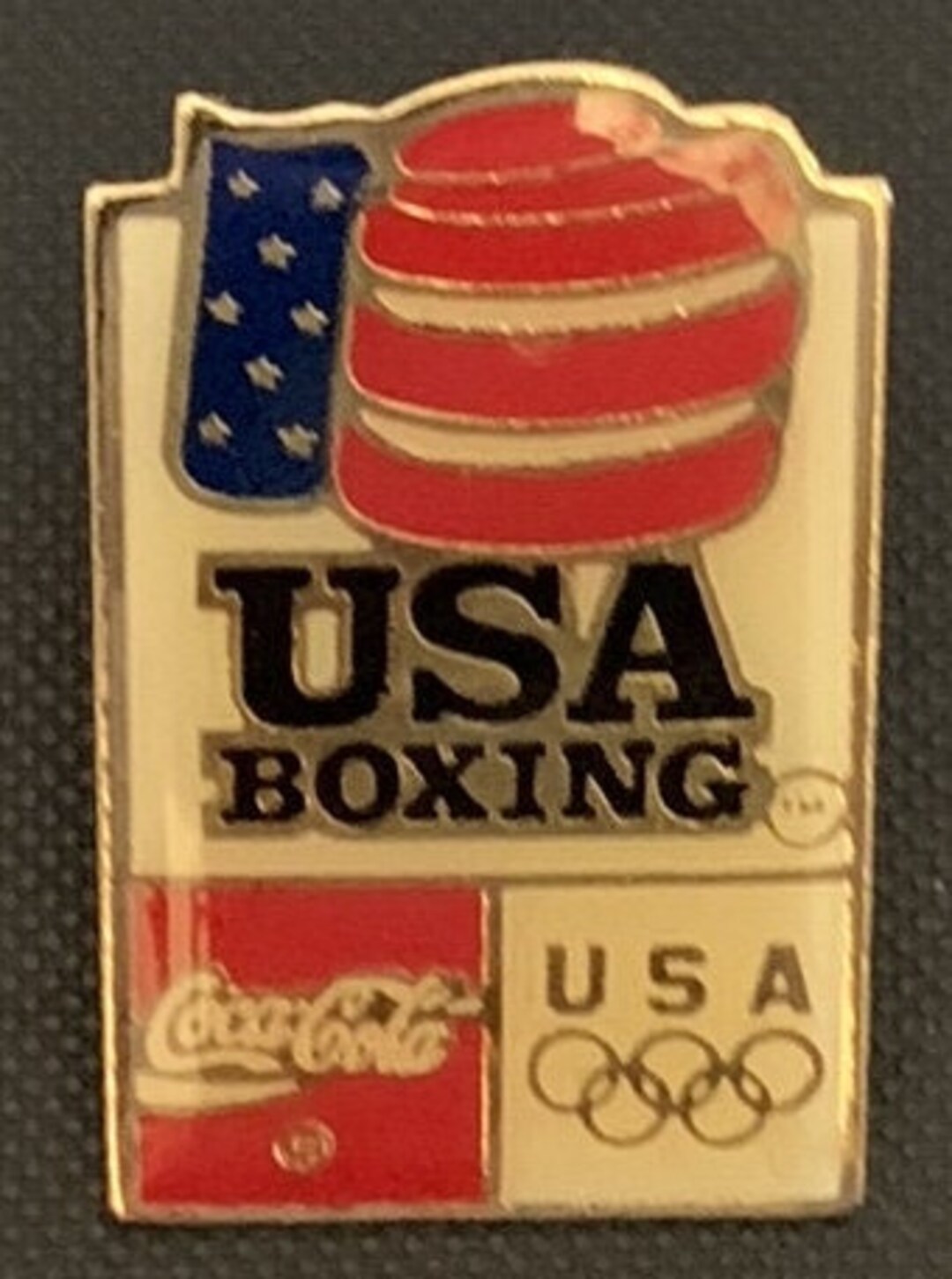 Coca Cola Olympic United States Boxing Pin - Etsy