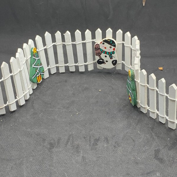 Christmas Village Fence - Etsy
