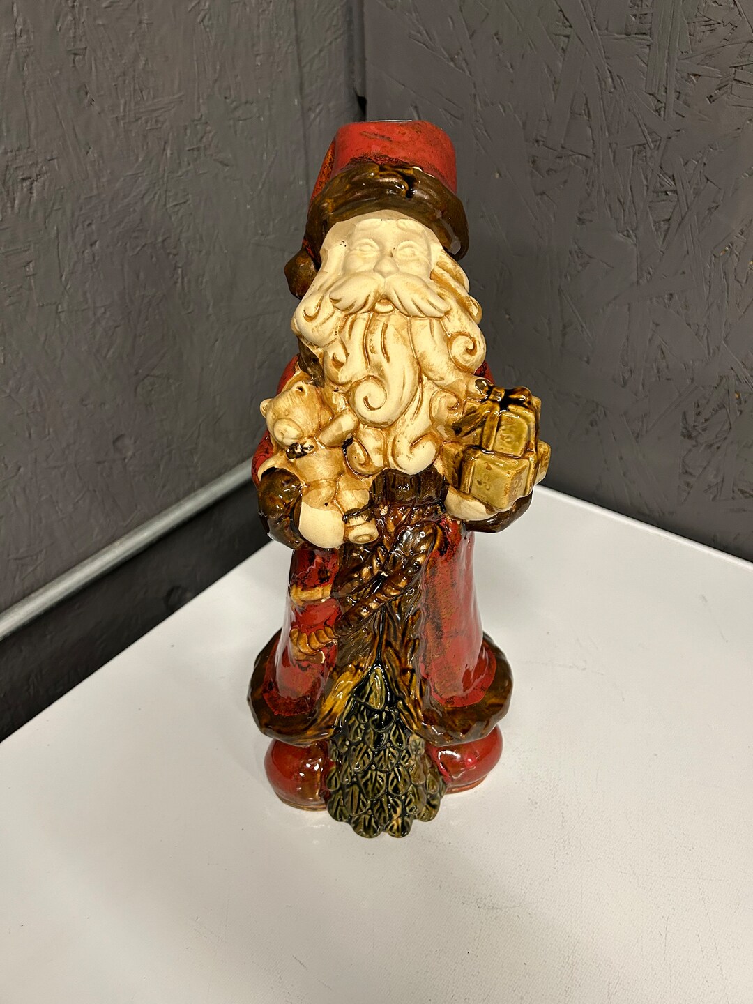 Vintage Santa Figure - Etsy