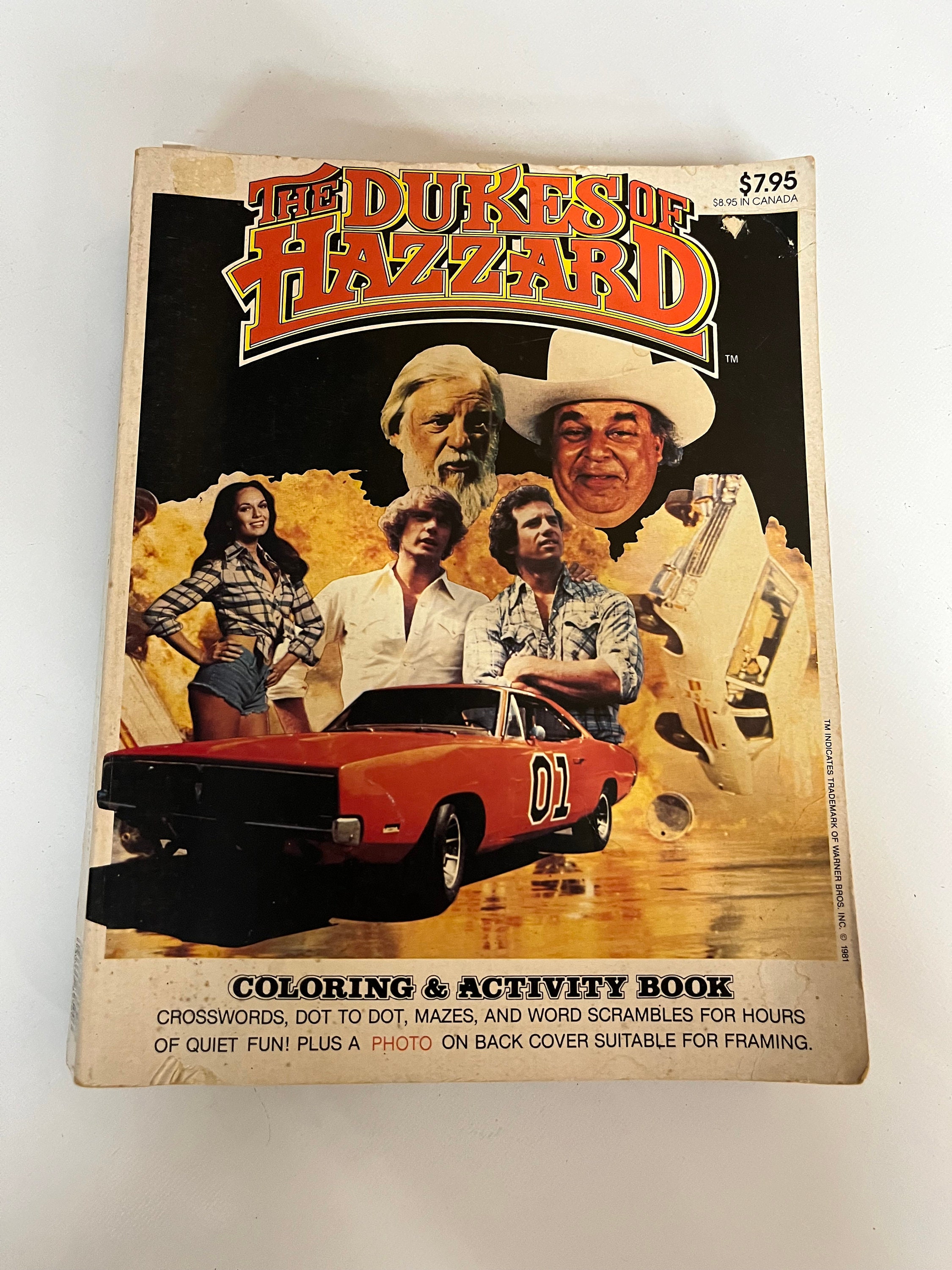 The Dukes of Hazzard Activity Book Circa 1981 - Etsy