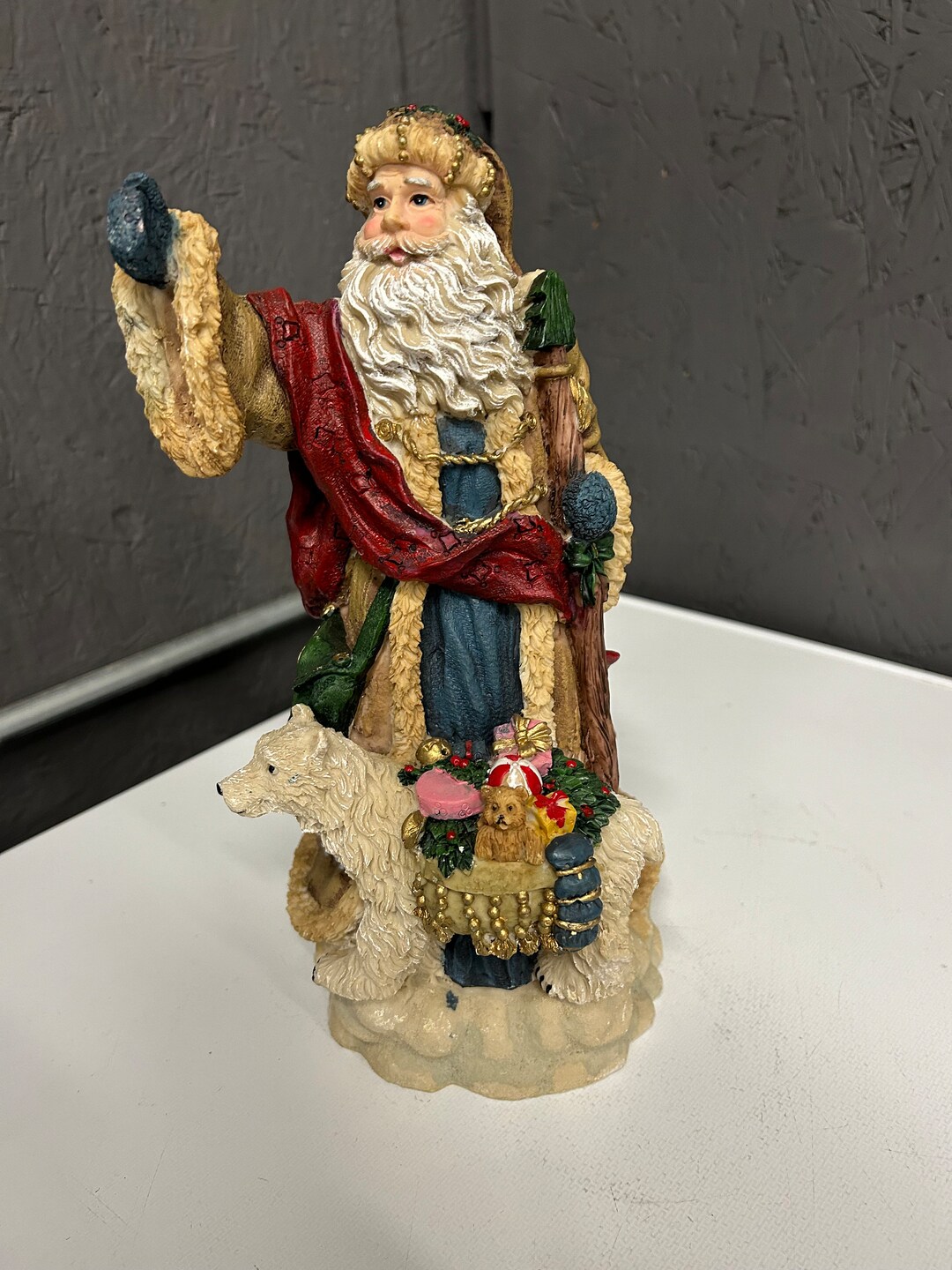Vintage Santa Figure - Etsy