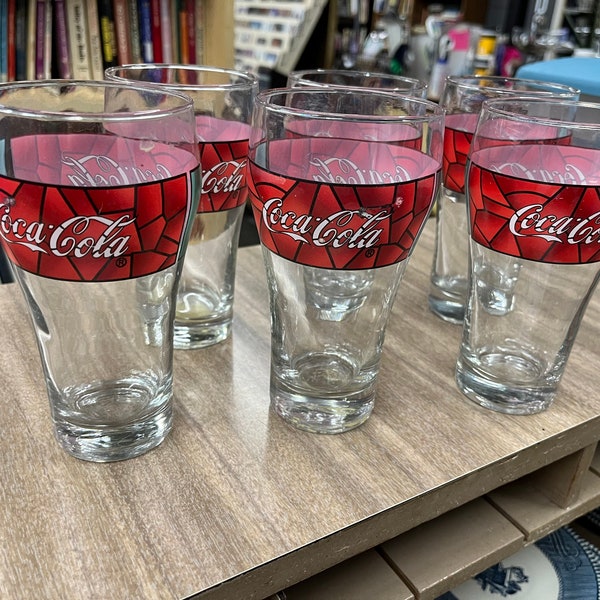 Coca Cola Glasses - Etsy