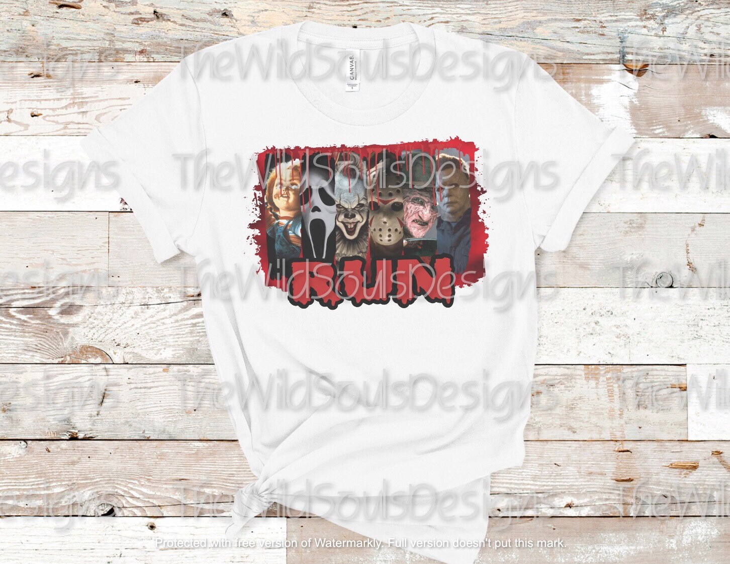 Halloween Horror Digital Sublimation Download - Etsy