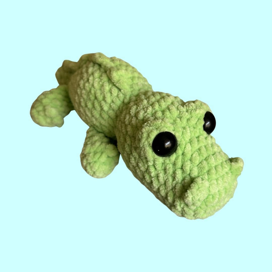 Alligator Crochet Plushie / Gator Amigurumi / Crocodile Stuffed Animal ...
