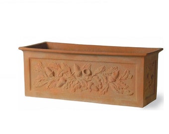 Terracotta Trough Planter - Etsy UK